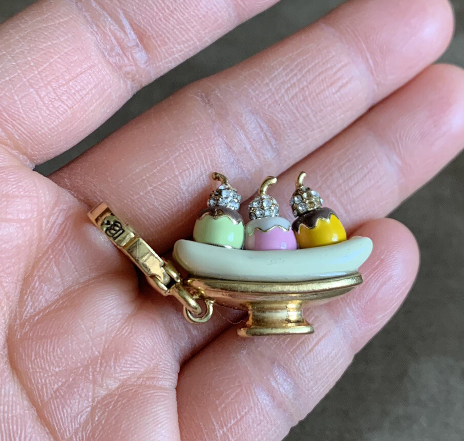 Rare Retired Juicy Couture Banana Split Charm AUTHENT… - Gem