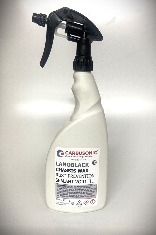 Lanolin motor spray grease Rust inhibitor 4x4 Car Motorcycle Black ...
