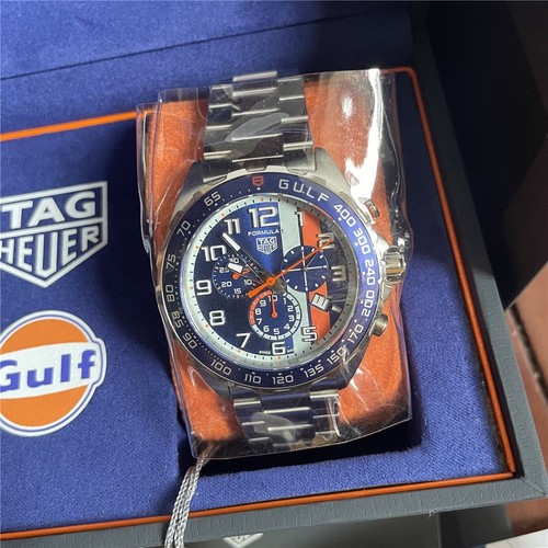 TAG HEUER QUARTZ CHRONOGRAPH FORMULA 1 blue MEN'S WATCH CAZ101AT.BA0842 ...