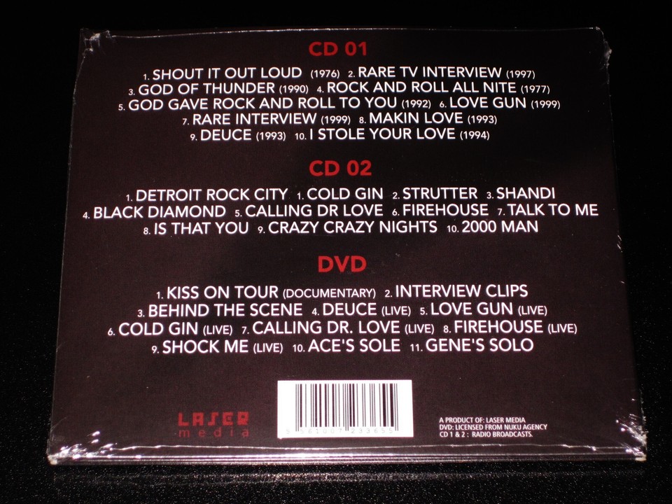 KISS: Rock Box - Live 2 CD + DVD Set 2019 Laser Media UK LM 3365 ...