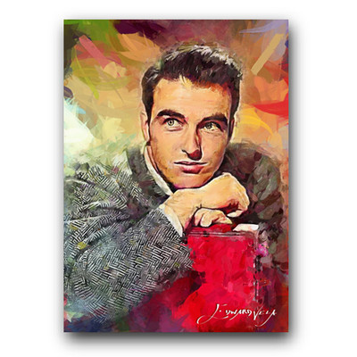 Montgomery Clift Art Card Limited 14/50 Edward Vela Signed (Movies ...