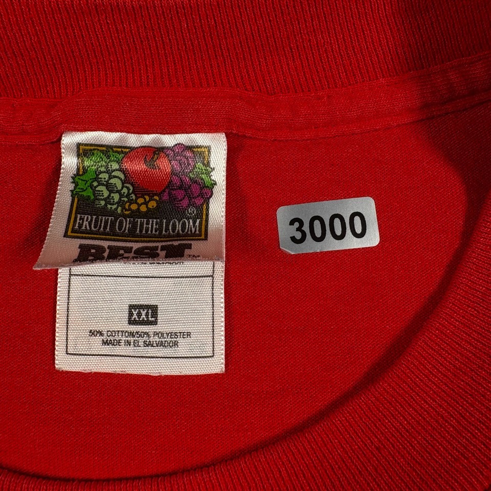 Vintage Buffalo Sabres T-Shirt Mens 2XL Red Fruit Of The Loom NHL ...