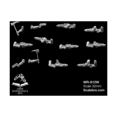 ScaleBro White Raven Weapon Pieces 32mm Weapons - Harmagedon New | eBay