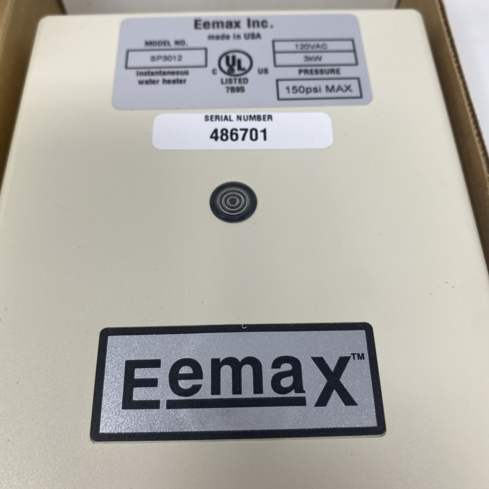 Eemax SP3012 Single Point Electric Tankless Water Heater New | eBay