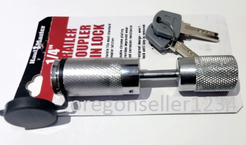 Haul Master 1/4" Trailer Coupler Pin Lock With Two Keys | eBay