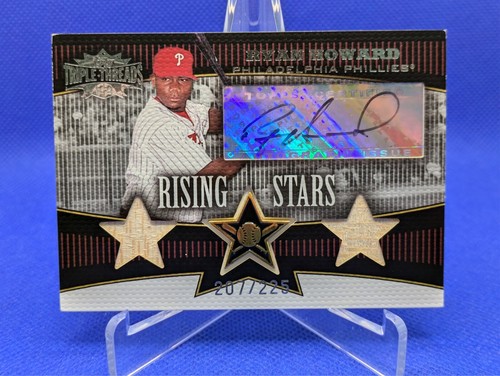 2006 Topps Triple Threads - Rising Stars #108 Ryan Howard /225 (AU, MEM ...