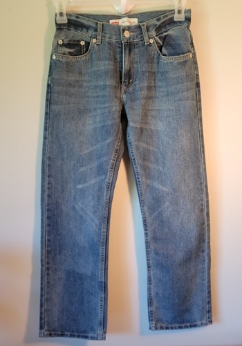 LEVIS 505 ZIP FLY JEANS SIZE 14 Reg 27'" X 27" TEENS RED TAB EUC | eBay