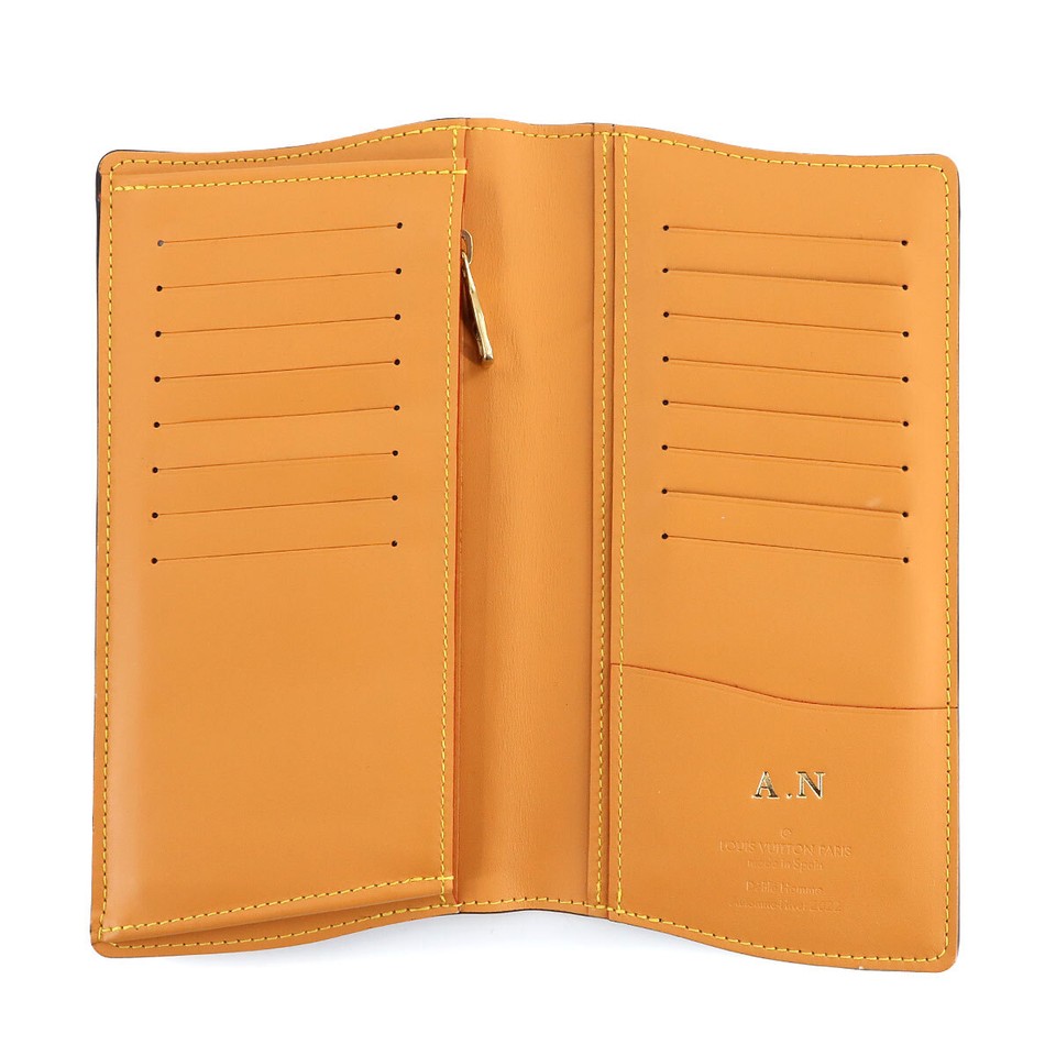 LOUIS VUITTON This Is Not Monogram Brazza Wallet Brown M81596 90279308 ...