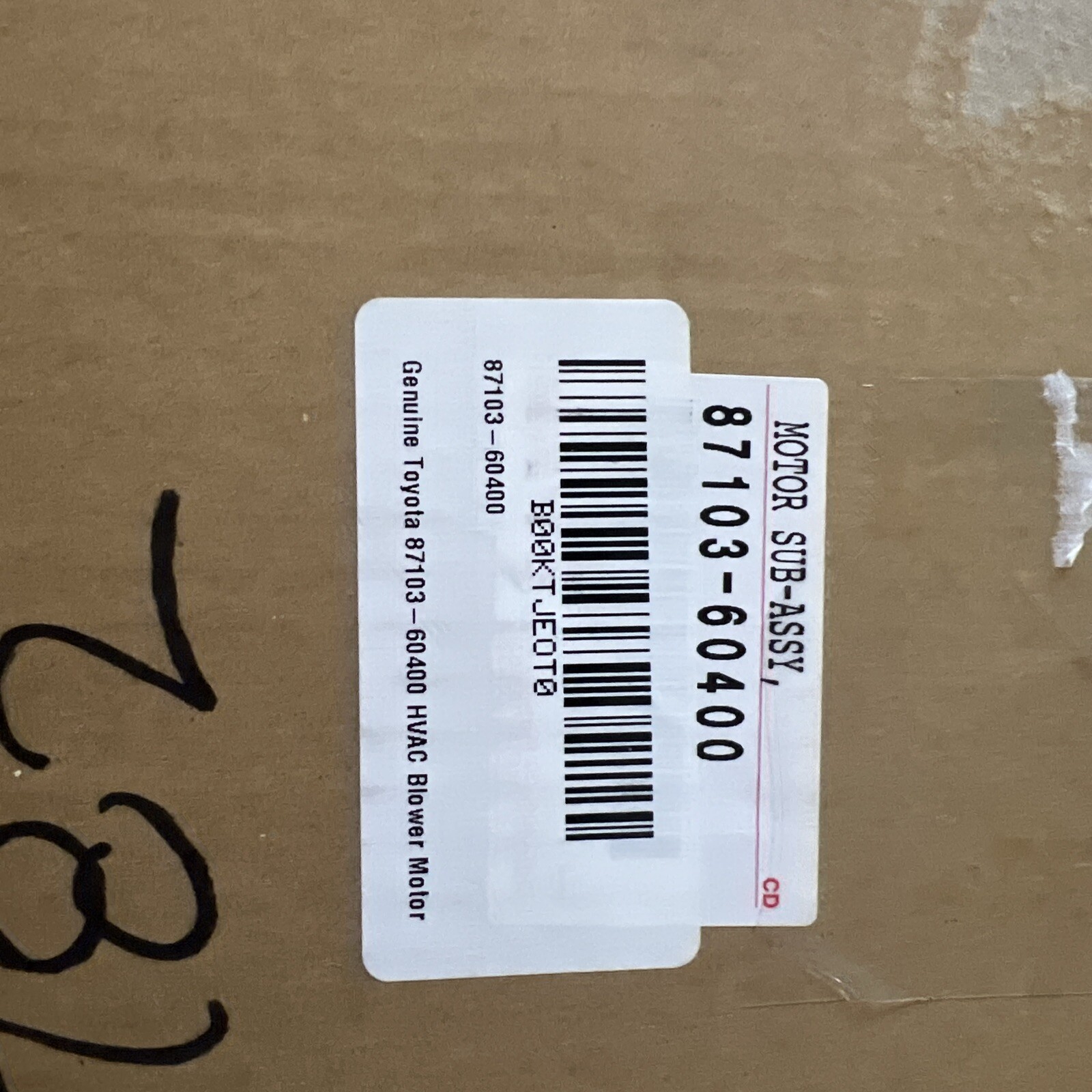 Genuine Toyota 4runner Blower Motor 87103-60400 for sale online | eBay