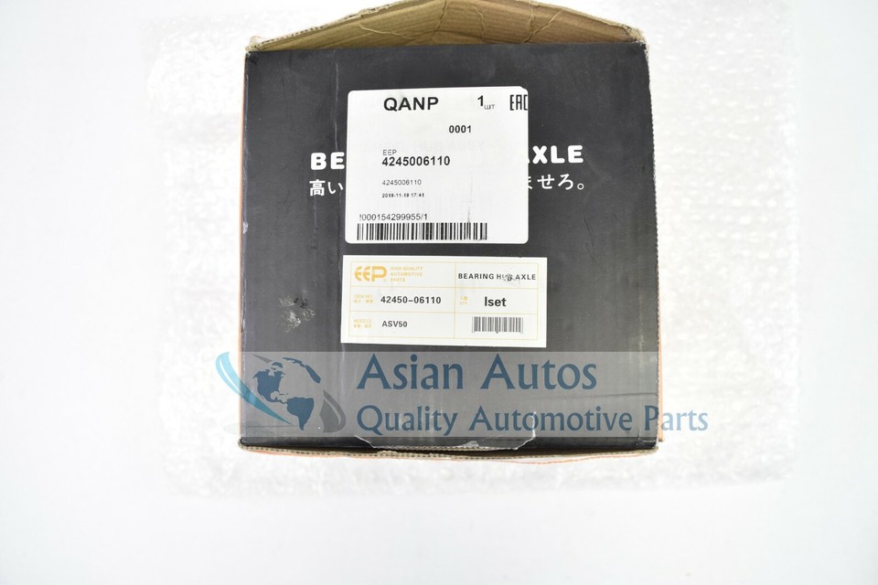 EEP Rear-Wheel Hub & Bearing Assy 4245006110 Fits: Toyota Avalon Camry ...