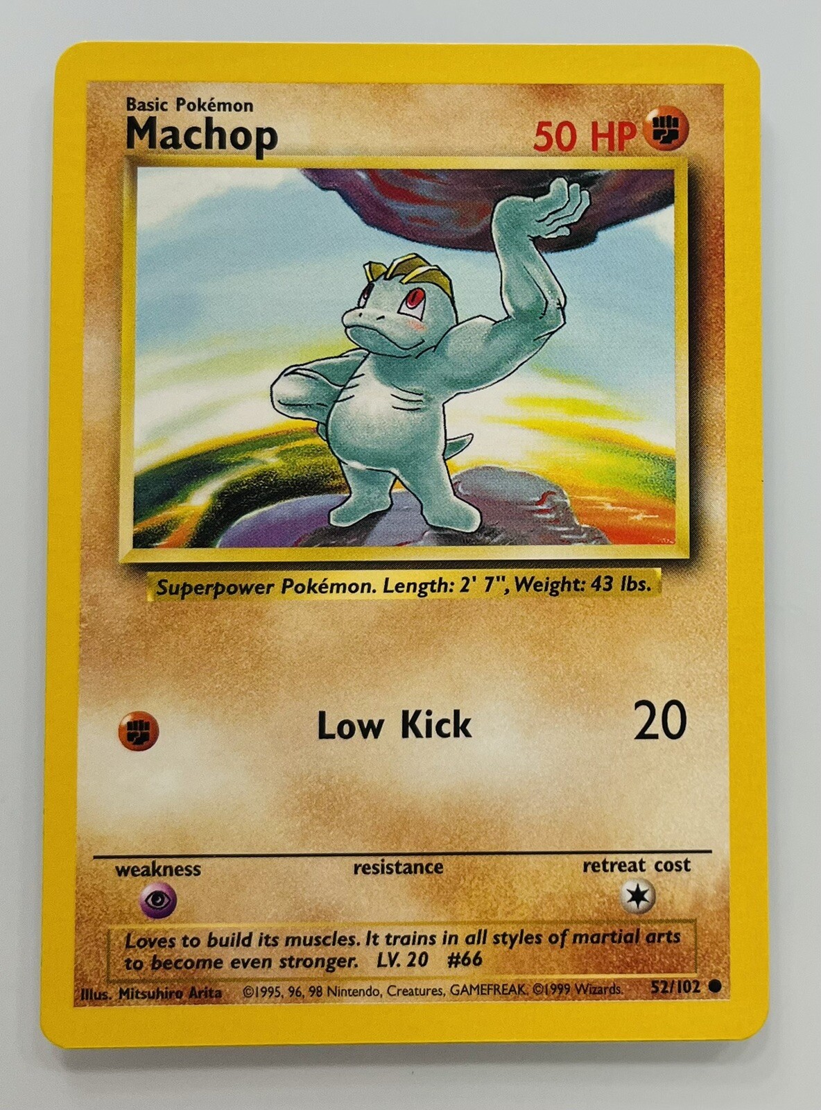 Machop 52/102 Base Set Pokemon Card | eBay