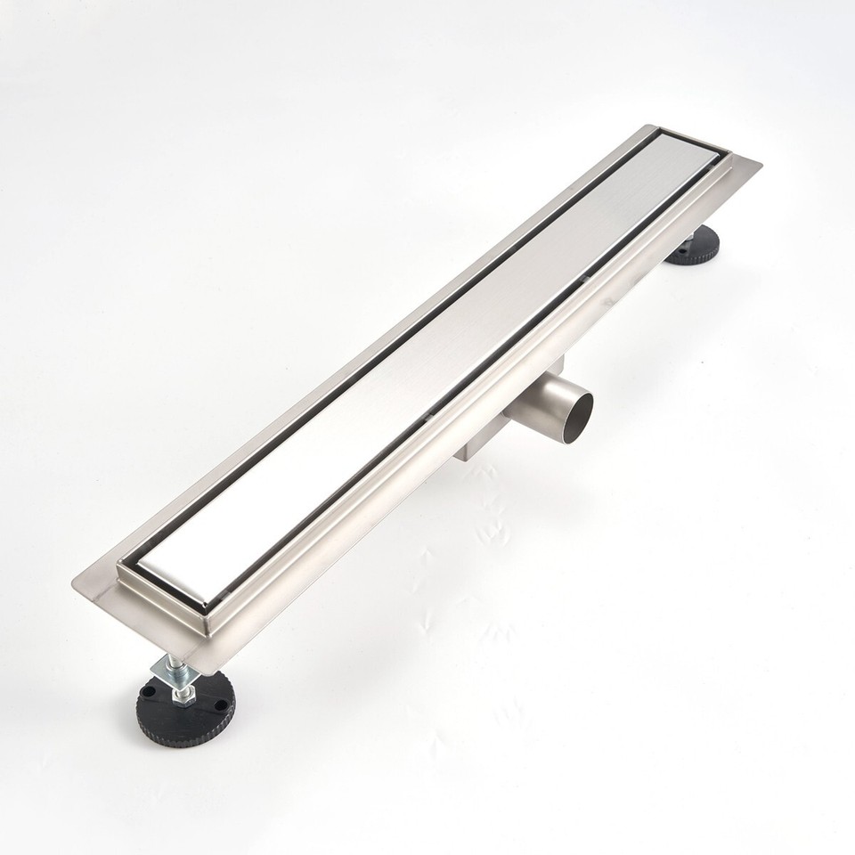 Linear Shower Drain Stainless Steel Wetroom Channel Gully Trap Waste 30 ...