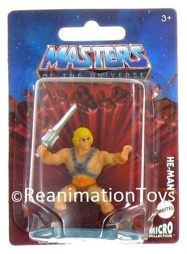 Mattel Masters of the Universe MOTU He-Man Micro Mini Action Figure MOC ...