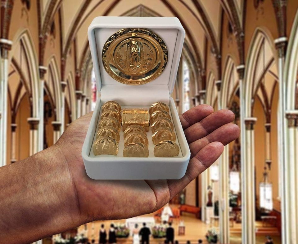 Arras de Boda - Wedding Ceremony Unity Coins - Hand Made Arras Wedding ...