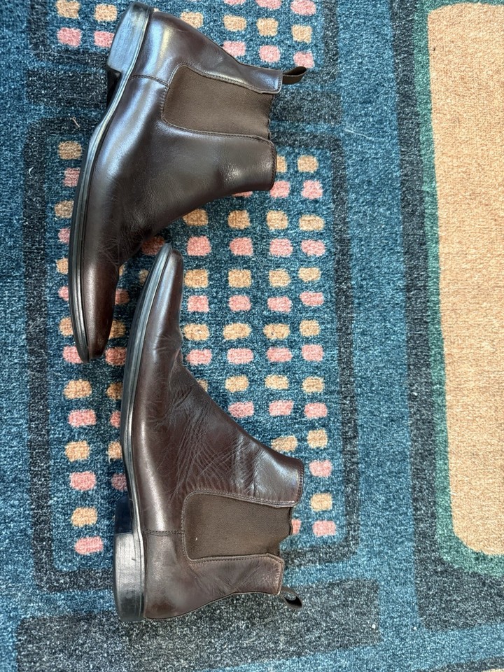 To Boot New York Adam Derrick Men’s Brown Leather Chelsea Boot Made in ...