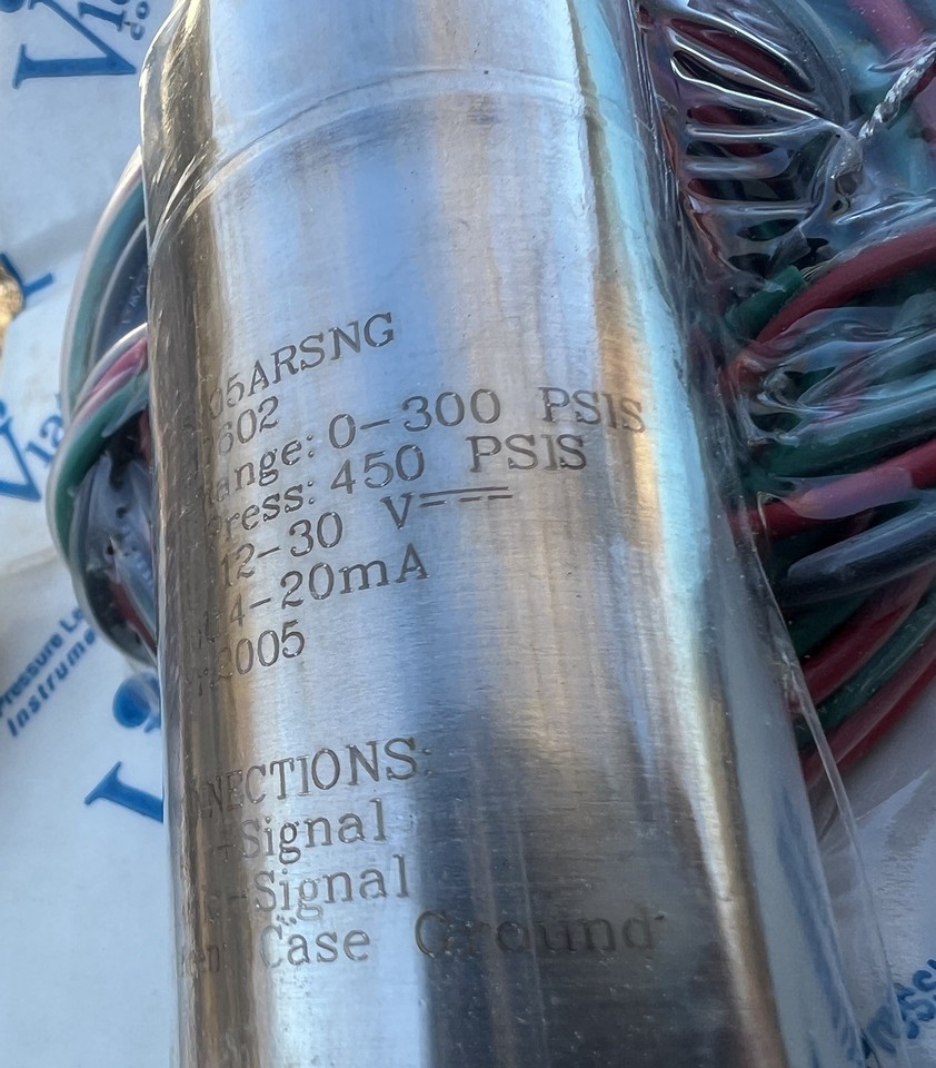 VIATRAN Model 570 5705ARSNG Pressure Transmitter Hazardous Approval 300 ...