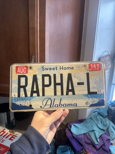 2014 Alabama Vanity License Plate Rapha-L | eBay