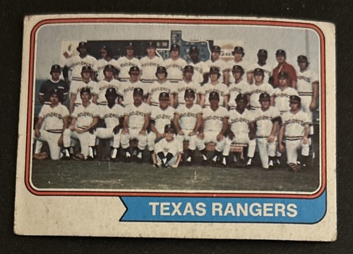 1980 Topps Rangers Team #184 Fergie Jenkins Buddy Bell Al Oliver Oscar ...