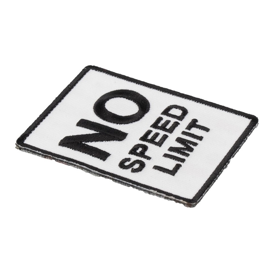 No Speed Limit Road Sign Patch, Biker Patches | eBay