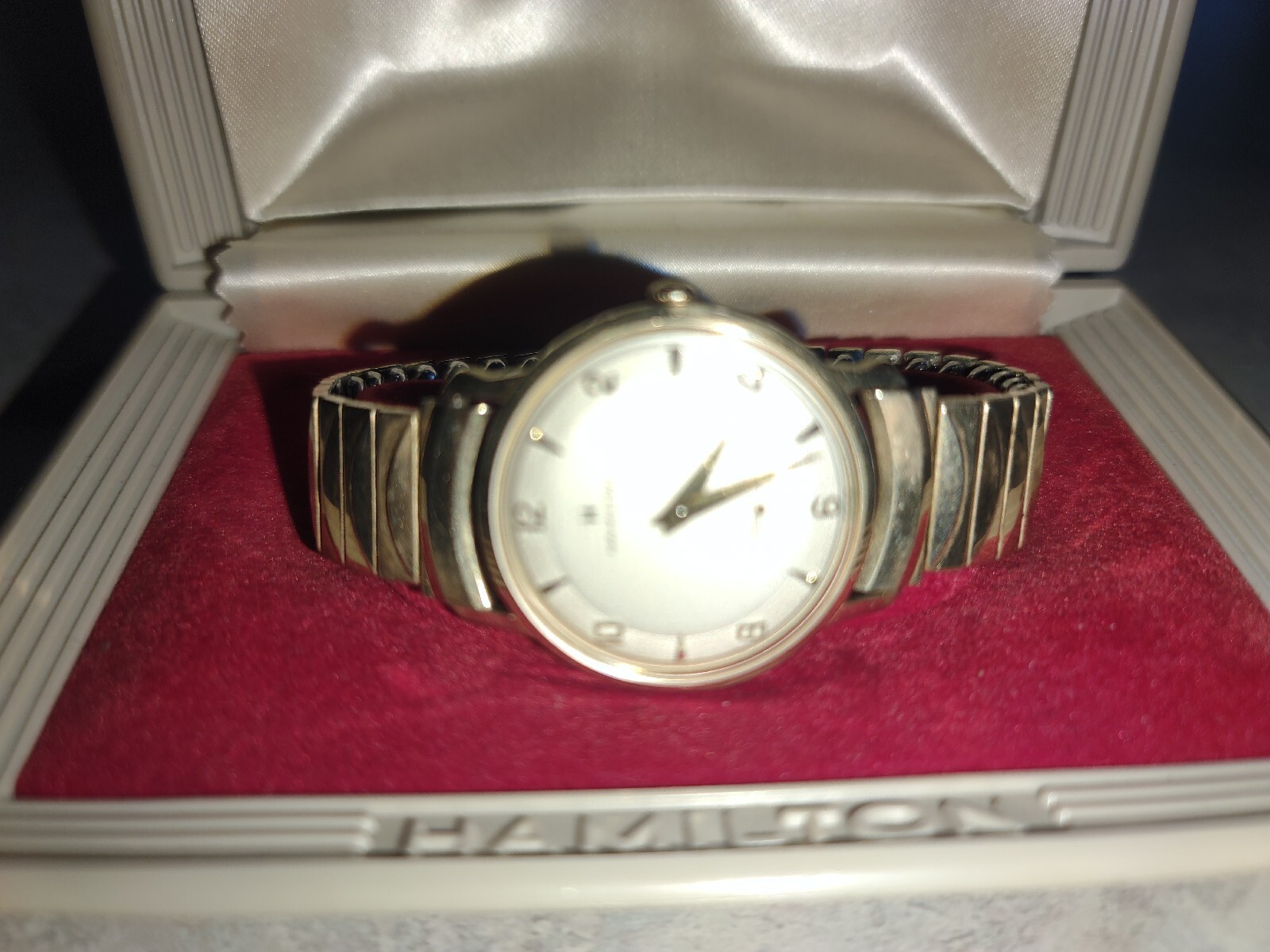 Hamilton 10k RGP Gold Bezel Men's watch Vintage | eBay