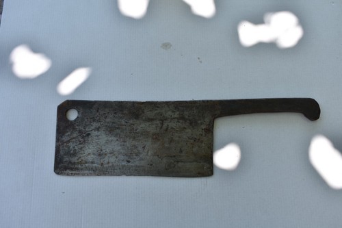 Vintage Cleaver, Meat Cleaver, Butcher's Knife, Old Rusty Cleaver ...