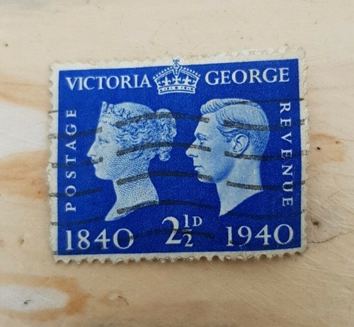 1940 George VI | Blue 2 1/2D Stamp | Victoria George Commerative Stamp ...
