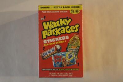 2004 WACKY PACKAGES ALL NEW SERIES 1 SEALED BLASTER BONUS BOX TARGET ...