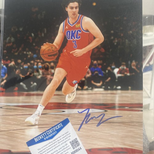 Autographed Basketball Photo 8x10 Josh Giddey Beckett Certified | eBay