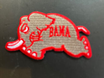 Alabama Crimson Tide Vintage Embroidered Iron On Patch BAMA 3” X 2” | eBay