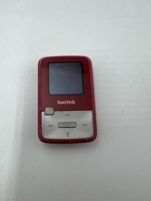 SanDisk Sansa Clip Zip SDMX22 4GB Red MP3 Player For Parts | eBay