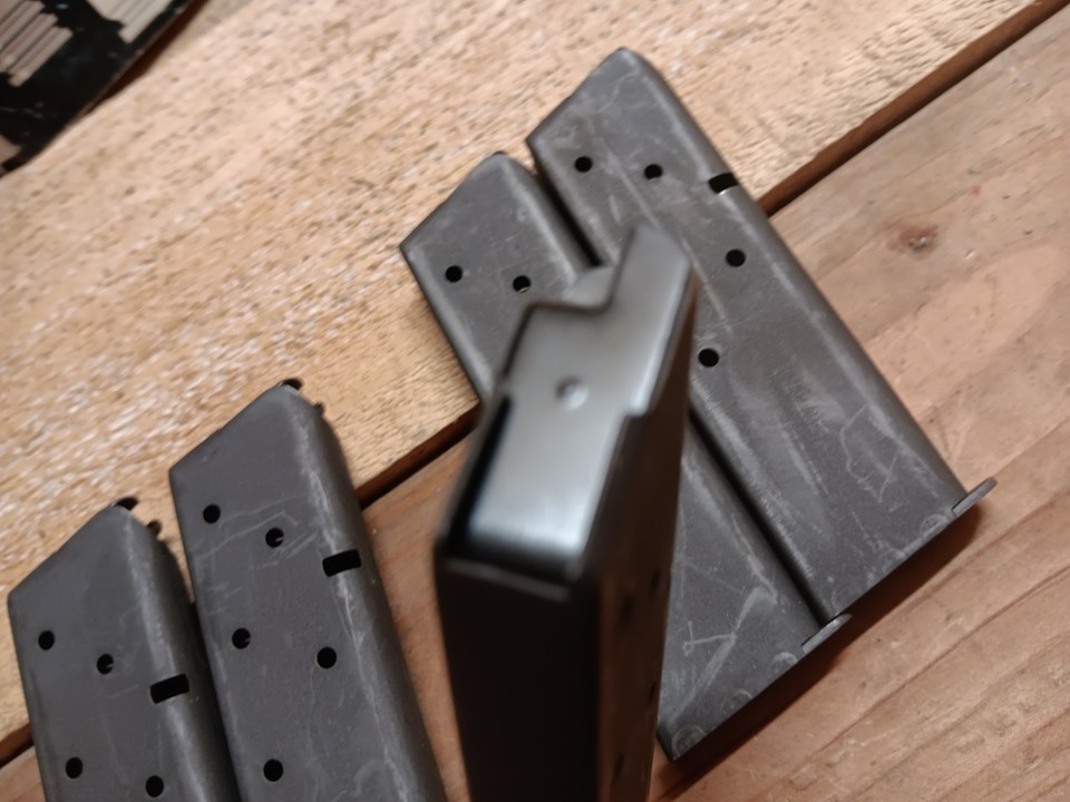 5 USGI Original Colt 1911 45acp 7rd. Parkerized Magazines - Brand New ...