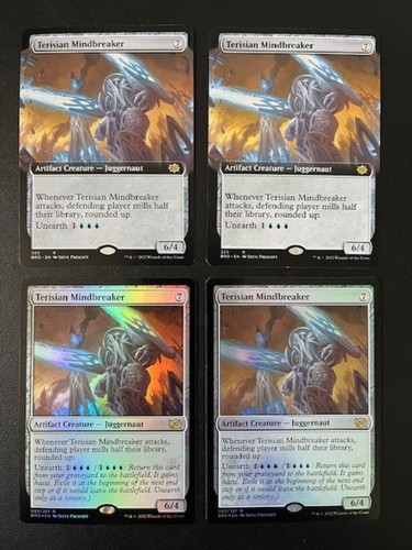 MTG- Terisian Mindbreaker x4 - The Brother's War (2 are FOIL) | eBay