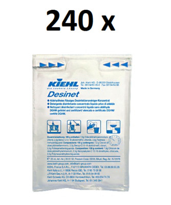 Kiehl Desinet-compact Konzentrat 240 x 25 ml Flächendesinfektionsmittel ...