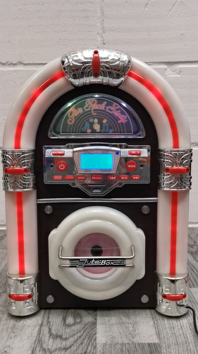 Steepletone Mini Jukebox - Wooden & Brown - Unit Only (JR60) Colour ...