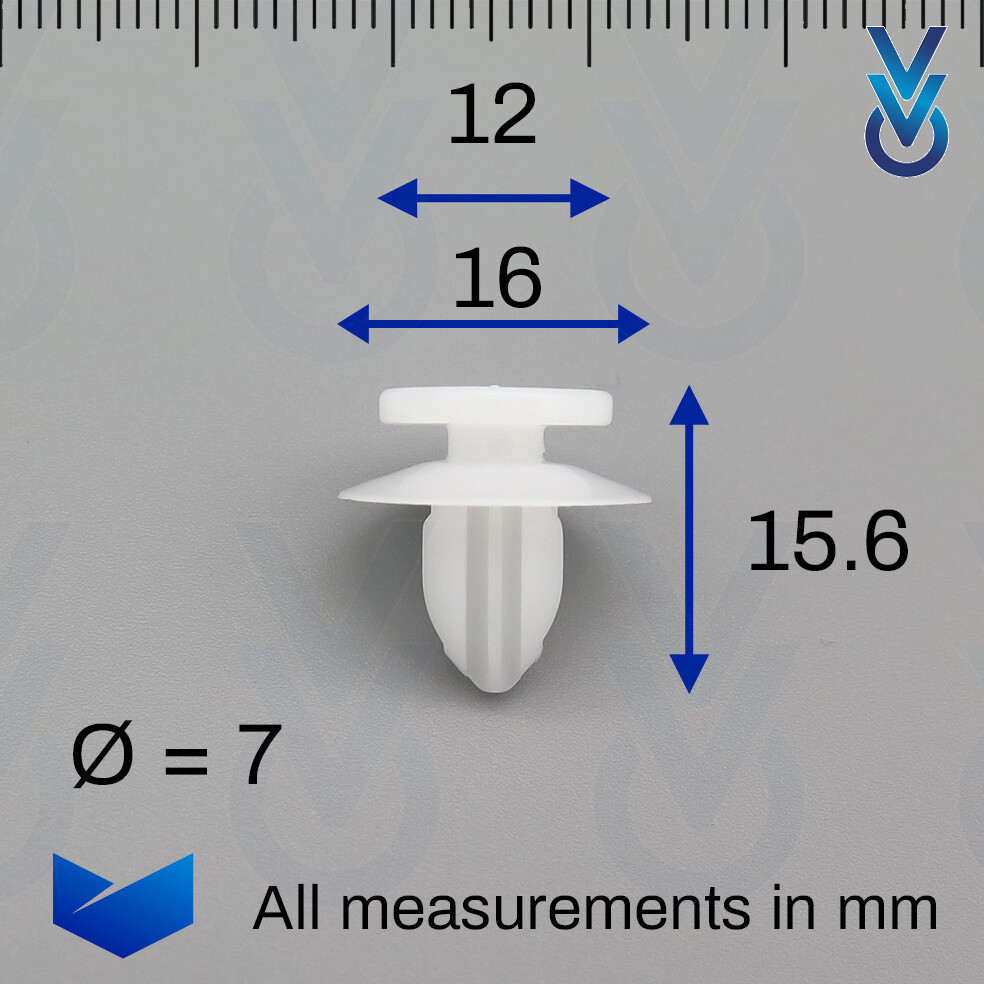 10x Mitsubishi Shogun Wheel Arch Flare & Side Body Moulding Trim Clips ...