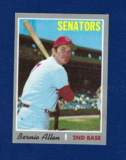 1970 Topps baseball card #577 Bernie Allen Washington Senators EX+ | eBay
