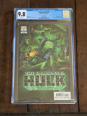 Immortal Hulk #2 CGC 9.8 (Marvel 2020) 🔥 4th Print - 1st Dr & Del Frye ...