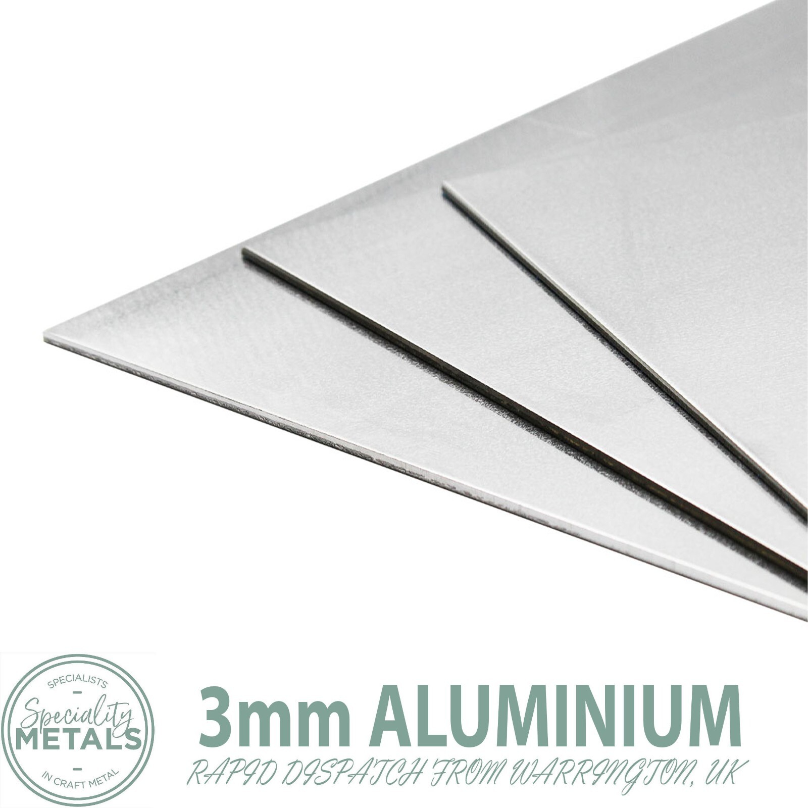 Speciality Metals 3mm Aluminium Sheets 3mm Thick | 1050 Grade UK ...