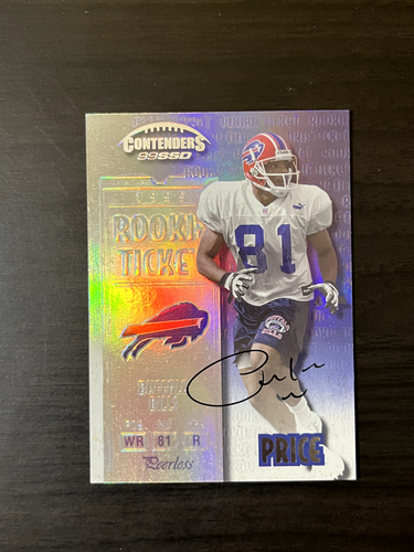 Peerless Price 1999 Contenders SSD Rookie Ticket Autograph #165 RC Auto ...