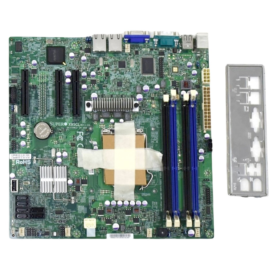 Genuine SUPERMICRO X9SCL 32GB LGA 1155 Intel C202 E3 DDR3 Motherboard ...