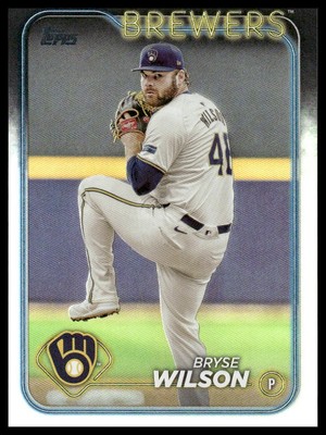 2024 Topps Update Bryce Wilson #US45 Rainbow Foil | eBay