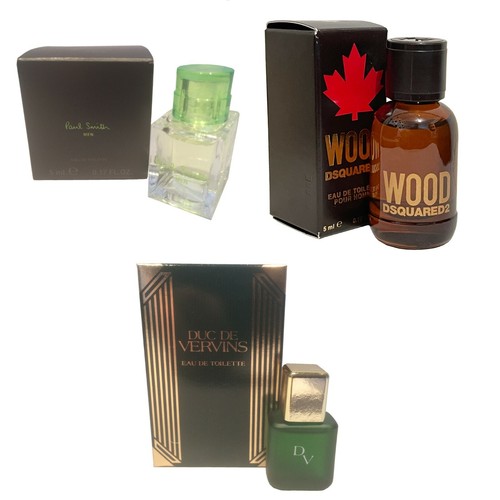 Mens Aftershave Miniature Mini Gift Travel x3 Paul Smith Duc de Vervins ...