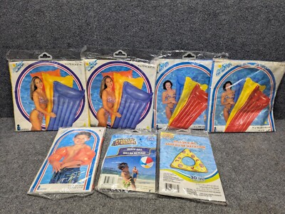 Vintage 1990s Wet Set Inflatable Pool Lounger Lot - Intex - Lot of 7 | eBay