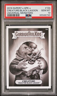 2019 Garbage Pail Kids x Super7 x Univ Monsters CREATURE BLACK LAGOON ...