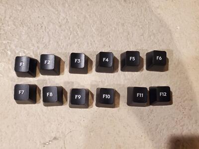 Logitech G613 Keyboard Key Replacement - F Section 12 Pieces | eBay