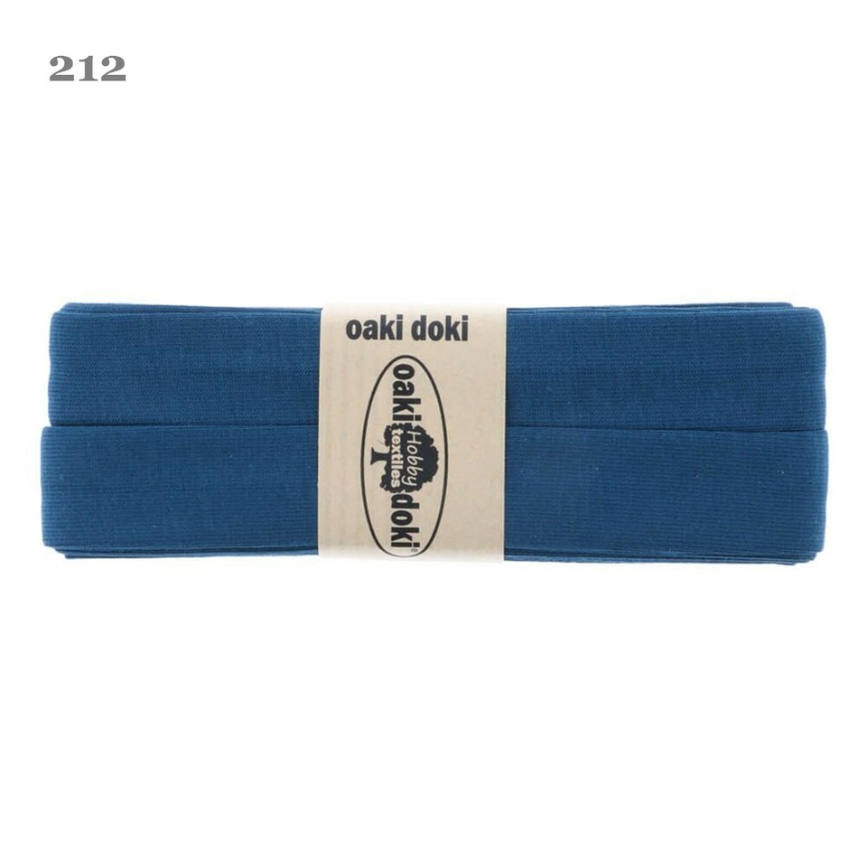 (1,50€/m) - 3m Oaki Doki Jersey Schrägband 20 mm - viele Farben | eBay.de