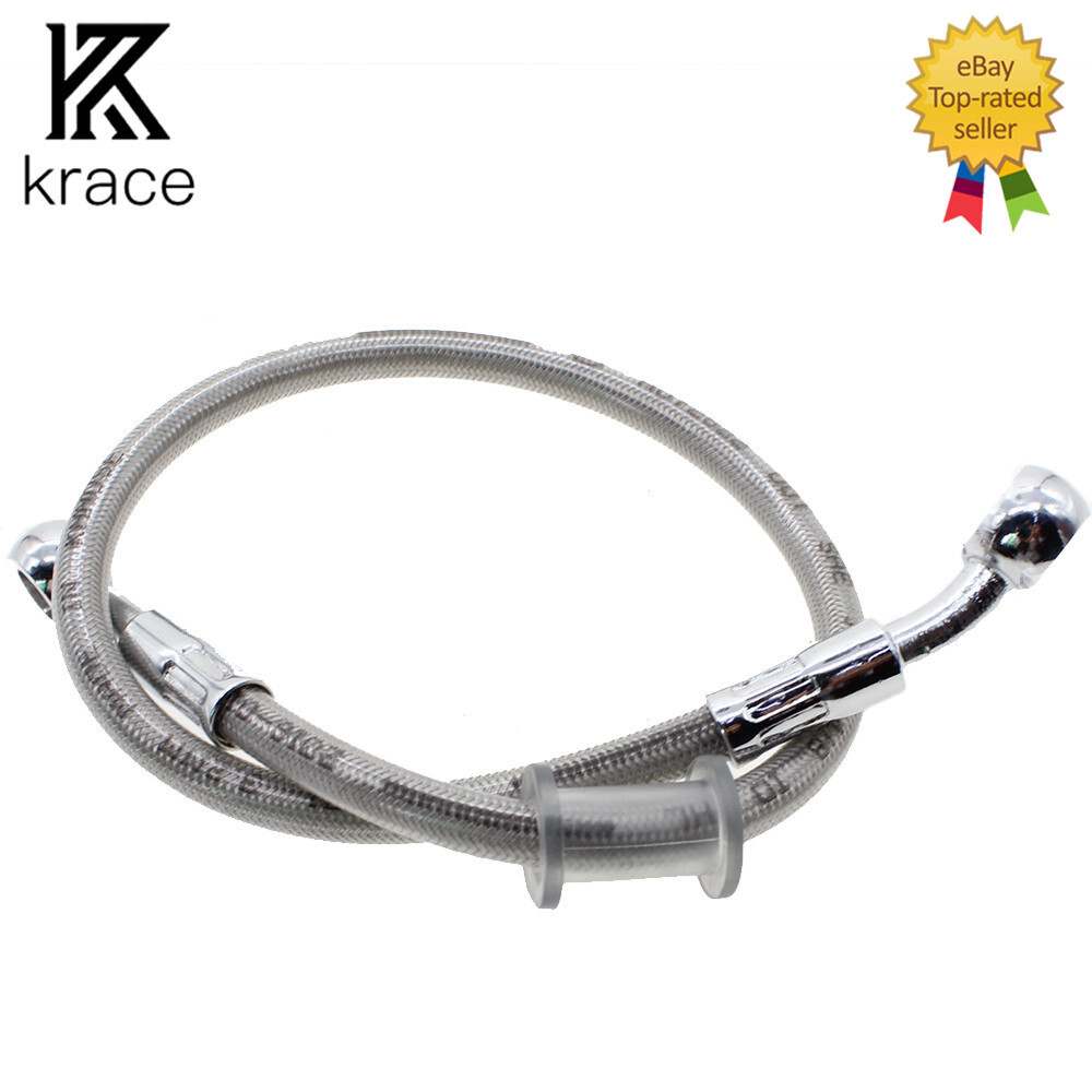 Universal Motorcycle Brake Hose Line 150CM Braided Steel Banjo Oil Pipe ...