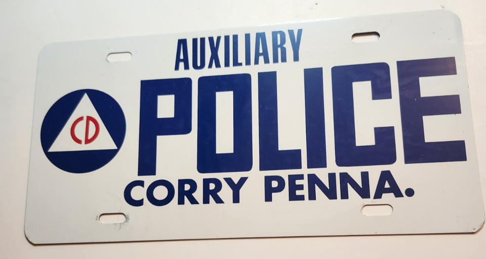Vintage Original Corry Pennsylvania Civil Defense Auxiliary Police ...