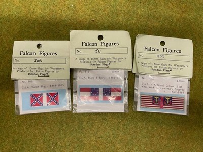 ACW American Civil War - Flags by Falcon Figures - 15mm Scale | eBay UK