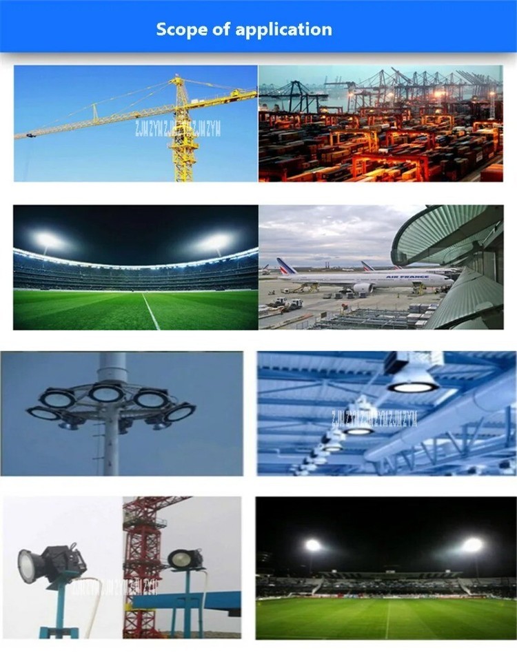 Led Tower Crane Light Site Lighting Super Bright Outdoor Waterproof ...